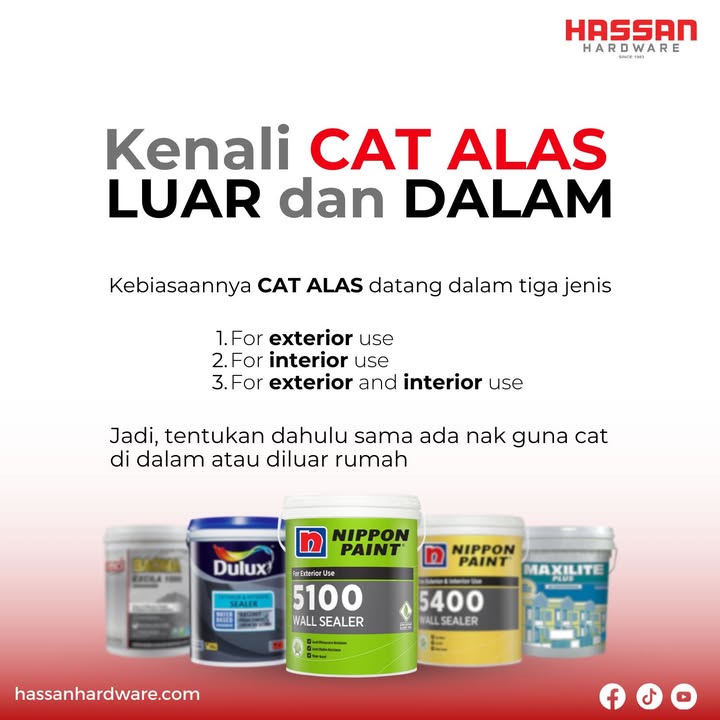 Ketahui Perbezaan Cat Interior dan Exterior, Pilih yang Terbaik Untuk ...